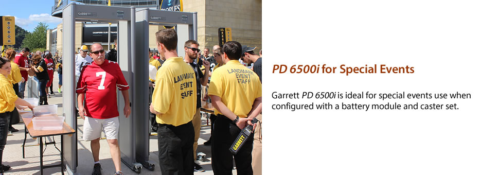 GARRETT PD6500i™ – Enhanced Pinpoint Walk-Through Metal Detector – Y ...