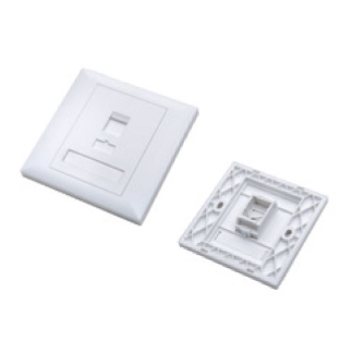 Single Faceplate – CAT 6 – Sort – Y-Tech Communications & Security ...